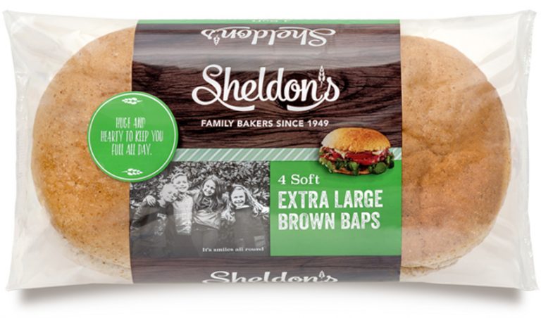 Extra large Brown Baps | GH Sheldon Family Bakers